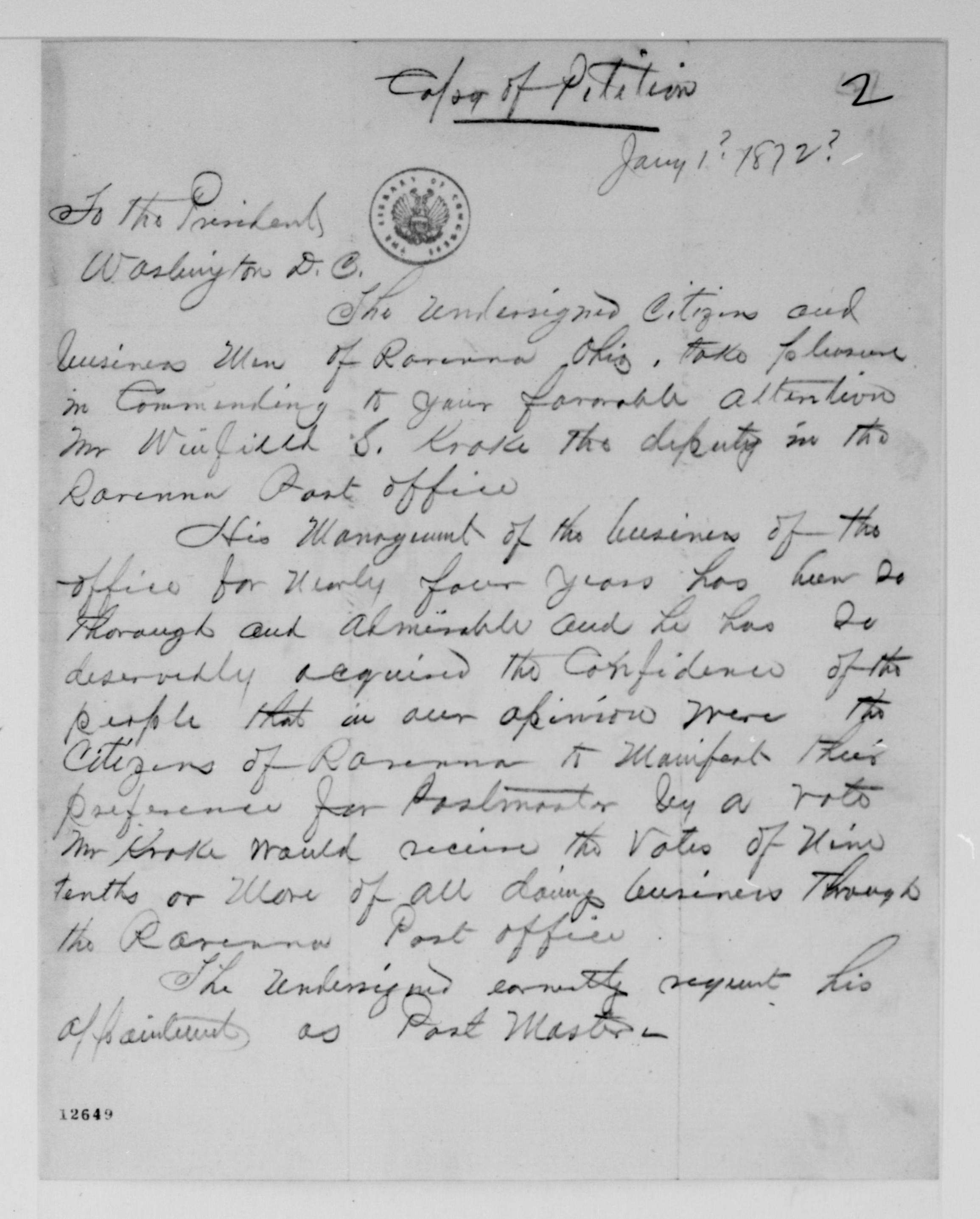 By the People James A. Garfield Papers: Series 4, General ...