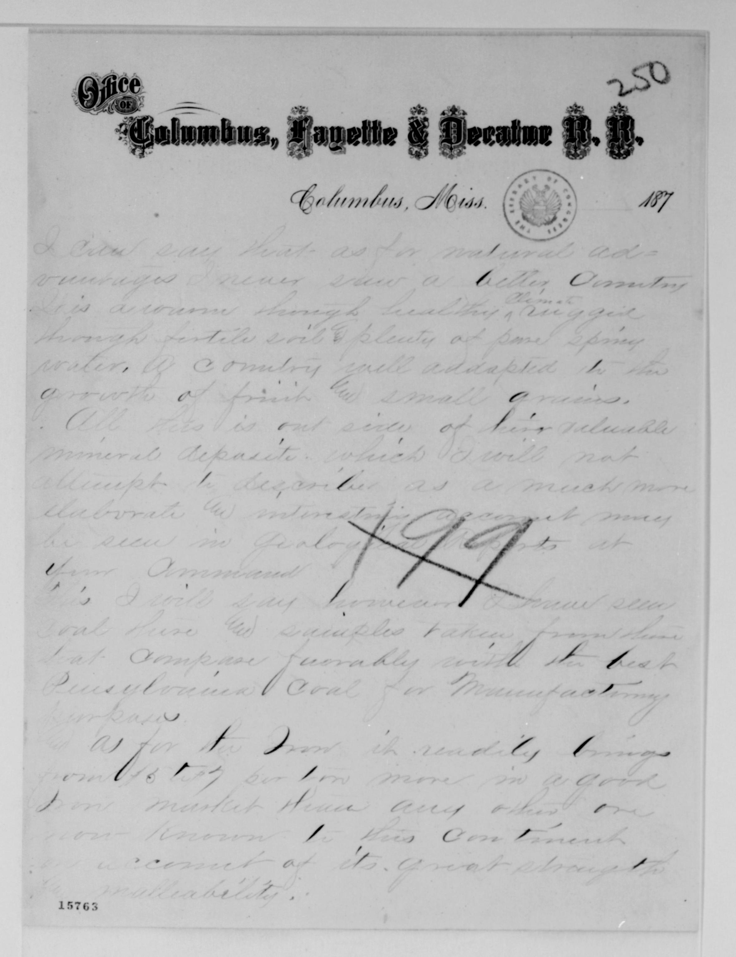 By the People mss219560049-461 ("To Be Preserved": The Correspondence of James A. Garfield ...