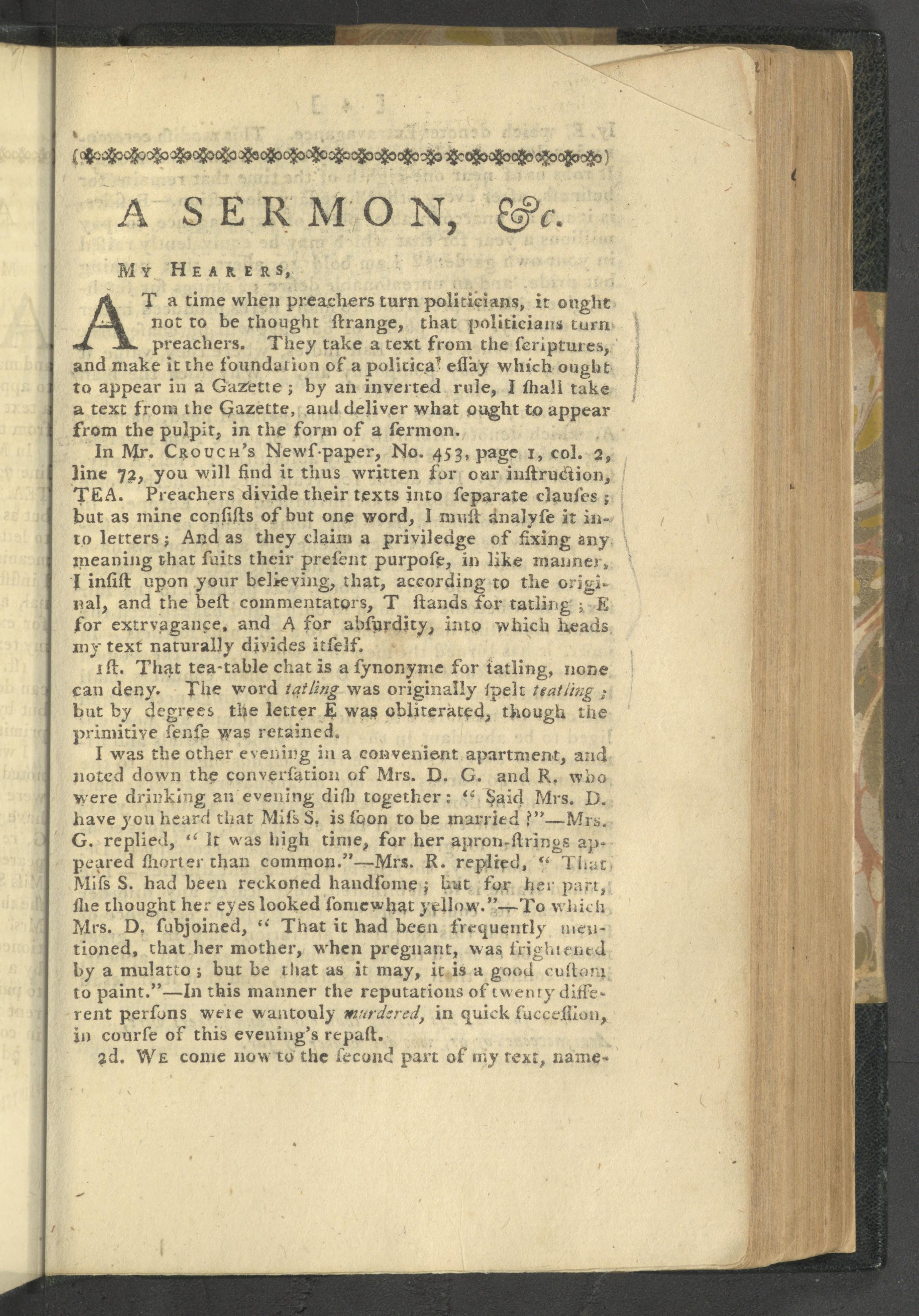 By the People A sermon on tea ... (North American Print Culture in a ...
