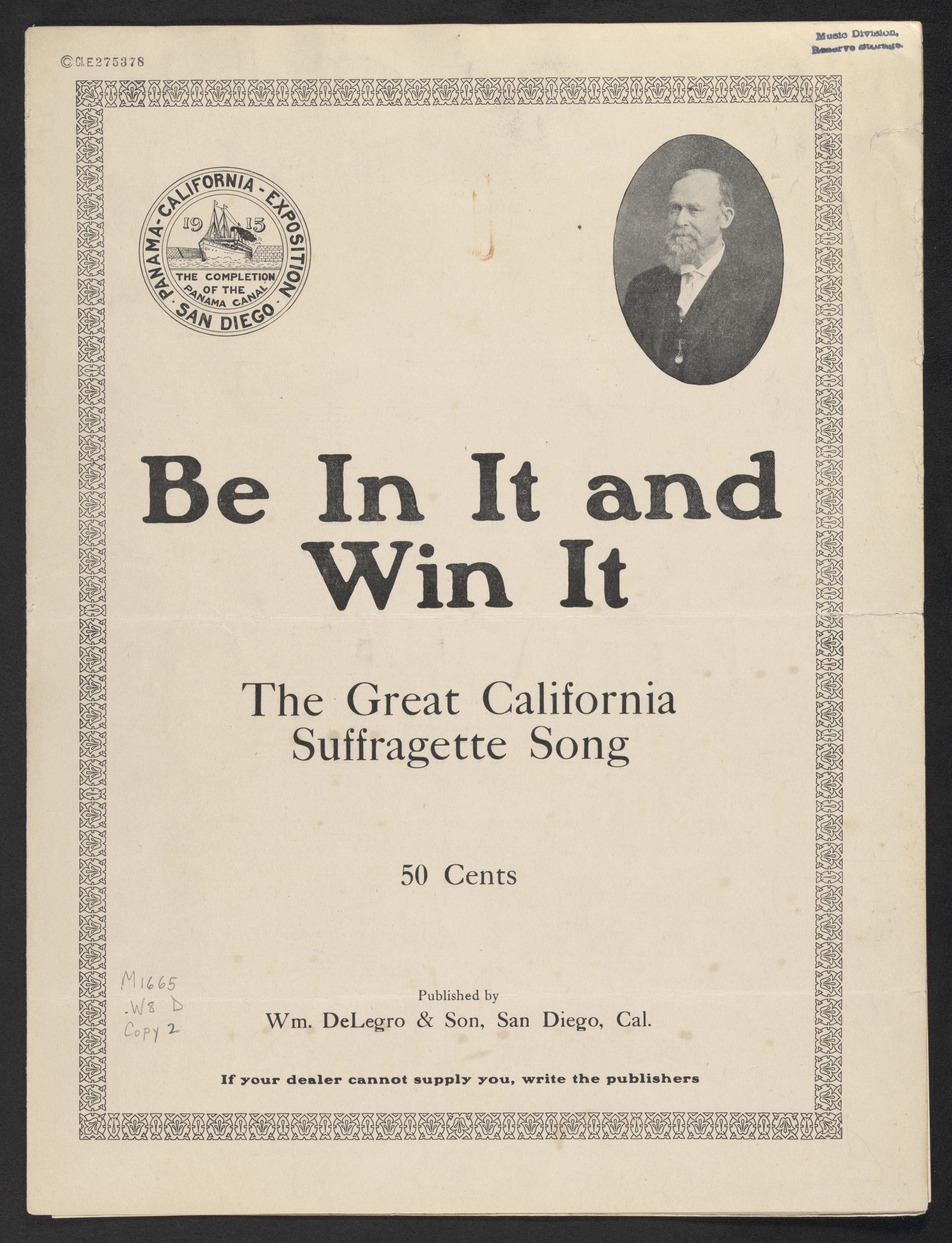 By the People Be in it and win it : the great California suffragette ...
