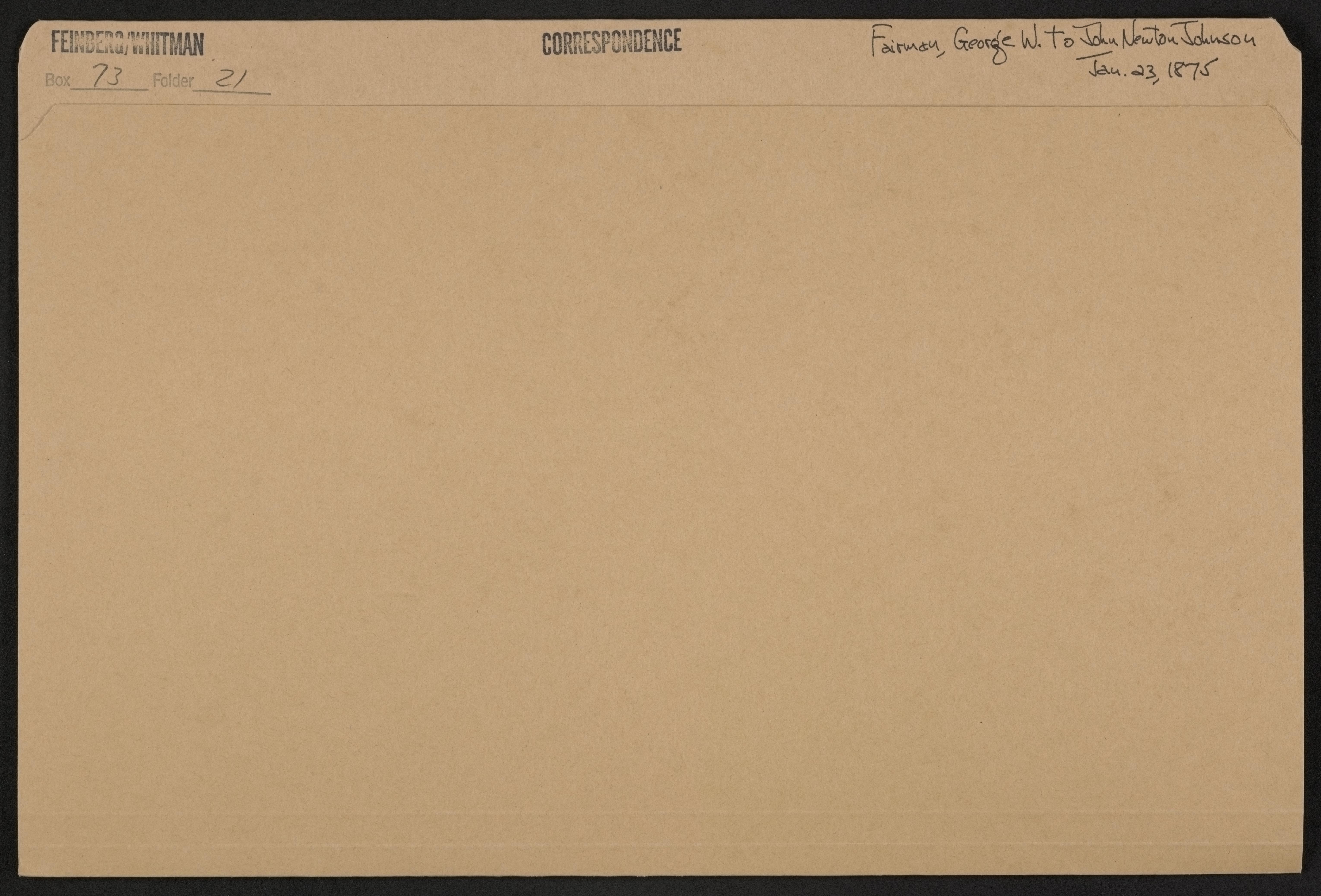 By the People Walt Whitman Papers in the Charles E. Feinberg Collection ...