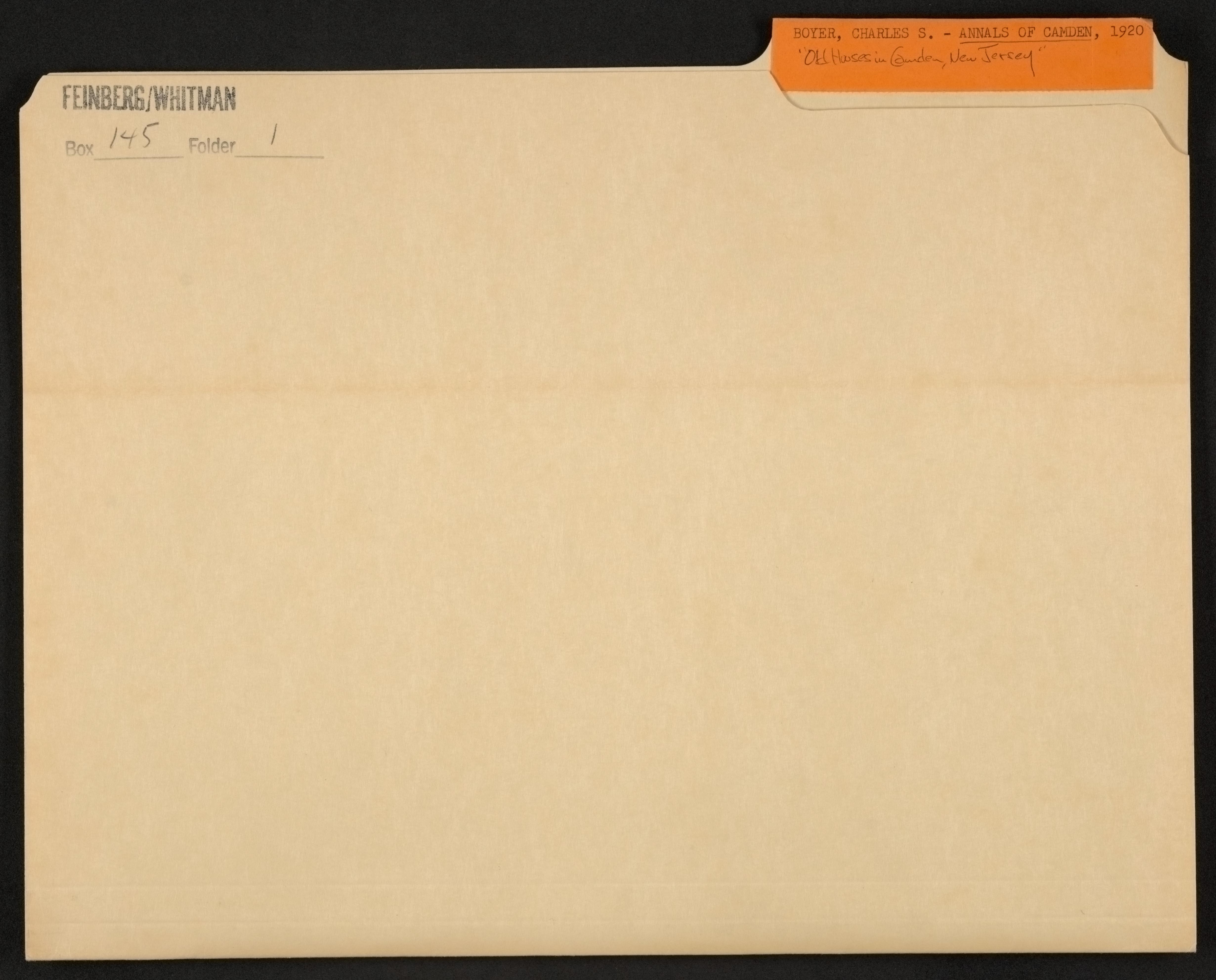 By the People Walt Whitman Papers in the Charles E. Feinberg Collection ...